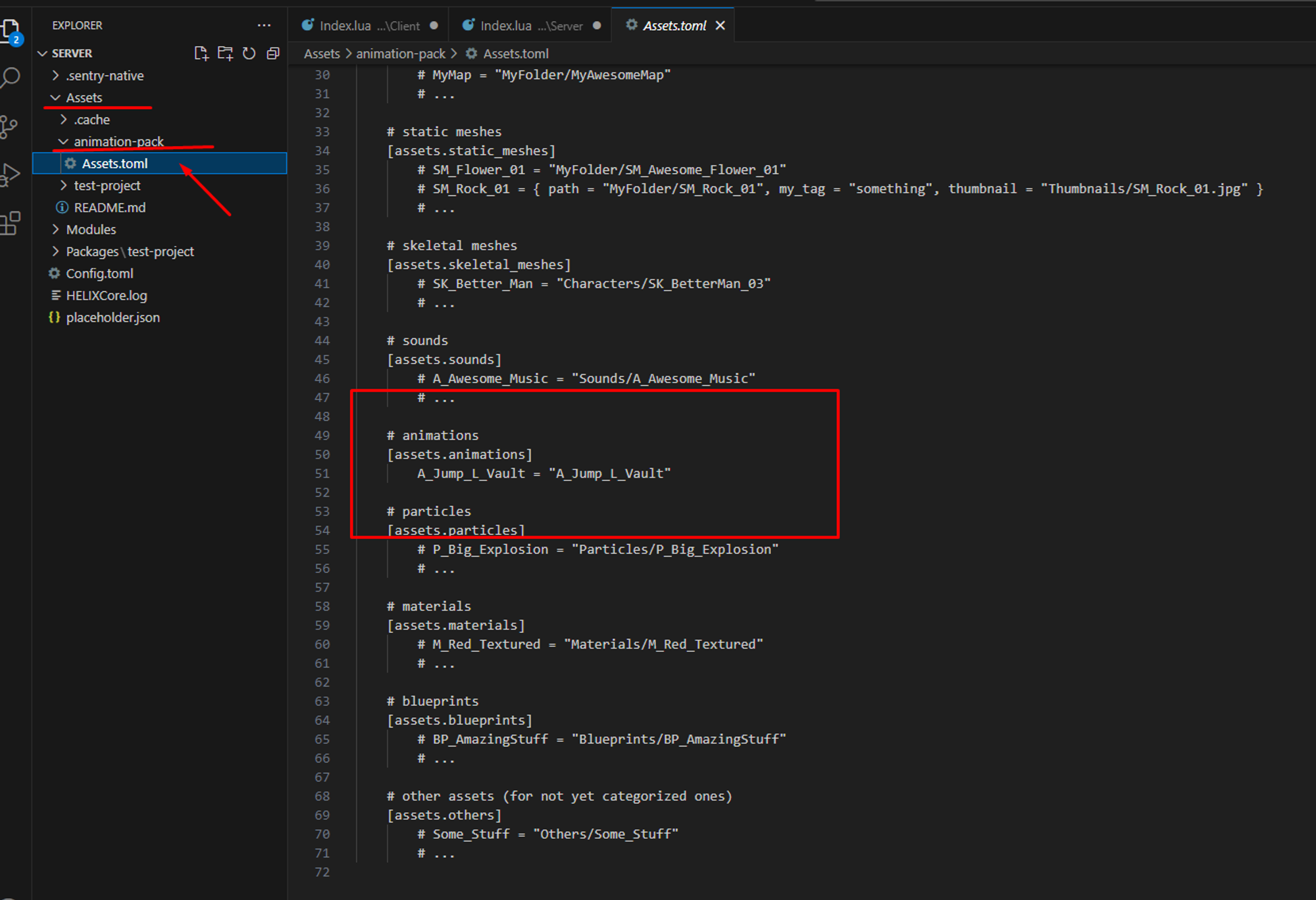 Create Custom Animations - Documentation